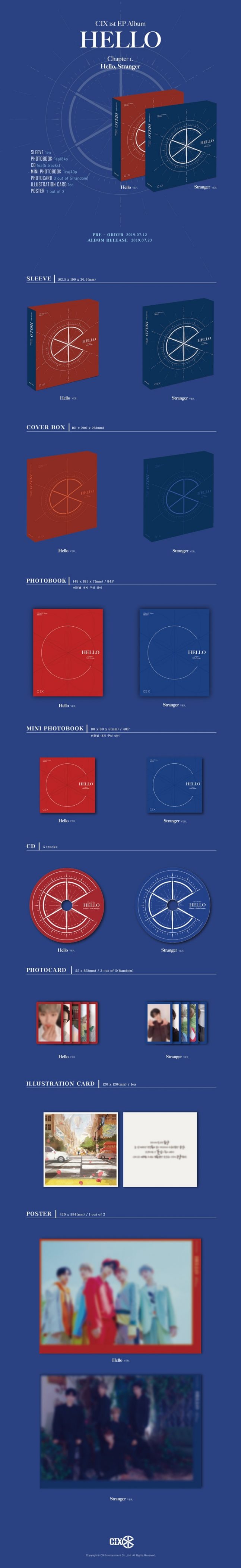 CIX – Hello Chapter 1 – Kpop.ro Shop
