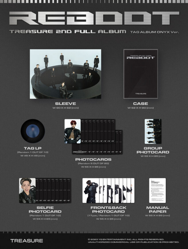 Treasure – Reboot (2nd Full Album) YG Tag Album – Kpop.ro Shop